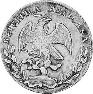 Mexican Silver 4 Reales "Radiant Cap" 1861 KM# 375.7 | coinscatalog.NET