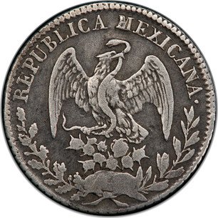 Mexican Silver 1/2 Real "Pattern" 1833 KM# Pn42 | coinscatalog.NET