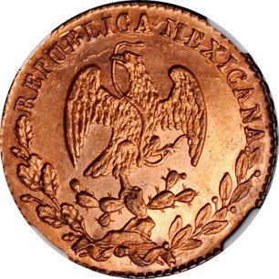 Mexican 1 Centavo "Pattern" 1862 KM# Pn86 | coinscatalog.NET