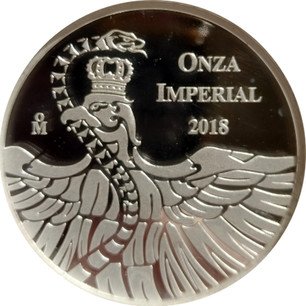 Mexican Silver Onza "Imperial" 2018 | coinscatalog.NET