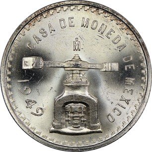 1 Onza de Plata Mexicana "Moneda de Lingotes Medallicos de Escalas ...