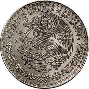 Mexican 1 Peso "Modern Eagle Pattern" 1979 | coinscatalog.NET