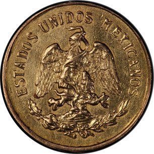 Mexican Gold 1 Peso "Pattern" 1919 | coinscatalog.NET