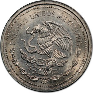 Mexican 1 Peso "Pattern. SUD." 1986 KM# Pn235 | coinscatalog.NET