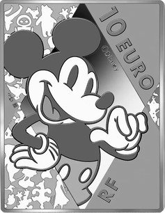 French Silver 10 Euro "Disney 100. Mickey Mouse and Friends" 2023 ...