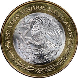 Mexican 100 Pesos "Tabasco" 2007 KM# 856 | coinscatalog.NET