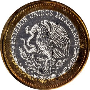 Mexican 1000 Pesos "Pattern." 1989 | coinscatalog.NET