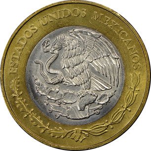 Mexican 20 Pesos "Centenary of the Air Forces" 2015 KM# 986 ...