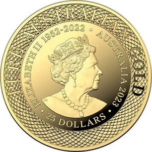 Australian 1/4 Oz Gold 25 Dollars "170th Anniversary Port Phillip Gold ...