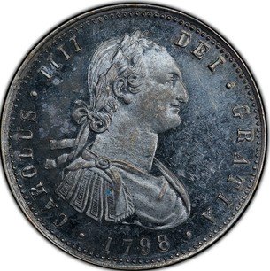 Mexican 4 Reales "Medal Pattern. Carlos IV" 1798 | coinscatalog.NET