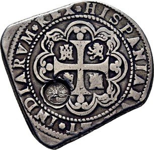 8 Reales de Plata Mexicanos "Contramarca" 1733-1734 KM# 48 ...