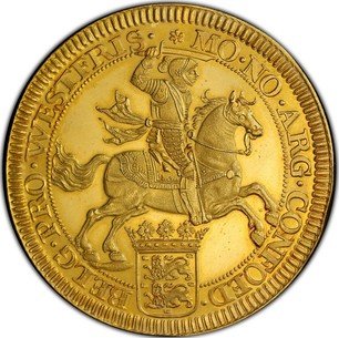 Dutch Gold 1 Ducaton "West Friesland Province" 1673 KM# Pn2 | coinscatalog.NET