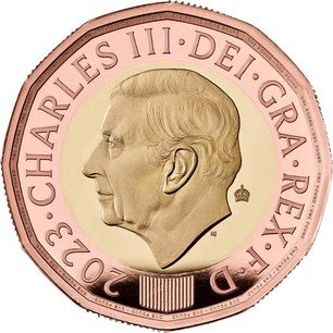 Great Britain Gold 1 Pound "Charles III Bees" 2023 | coinscatalog.NET