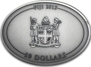 Fijian 1 Oz Silver 10 Dollars "Koala Pair" 2013 KM# 474 | coinscatalog.NET