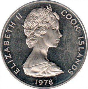Cook Islands Copper-Nickel 20 Cents Dependency of New Zealand/Decimal ...
