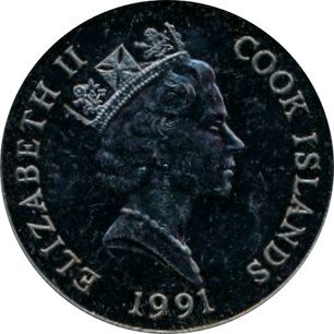 Cook Islands Copper-Nickel 5 Dollars "Endangered World Wildlife. Lion ...