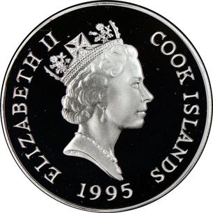 Cook Islands Silver 5 Dollars Dependency of New Zealand/Decimal Coinage ...