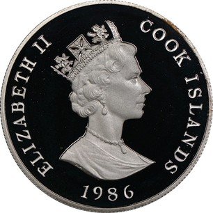 Cook Islands Silver Dollar Dependency of New Zealand/Decimal Coinage ...
