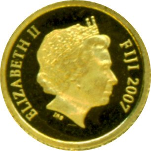 Fijian Gold Dollar "Britannia" 2007 KM# 233 | coinscatalog.NET