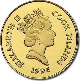 Cook Islands 1/4 Oz Gold 100 Dollars "Yellowstone National Park" 1996 ...