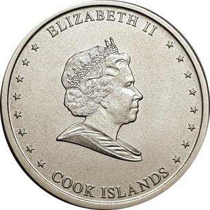 Cook Islands Nickel plated Steel 20 Cents Dependency of New Zealand ...