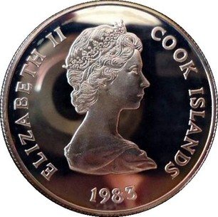 Cook Islands Silver 20 Dollars "International Year of the Scout" 1983 ...