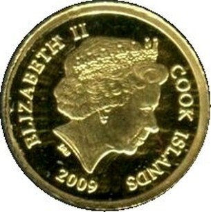 Cook Islands Gold 5 Dollars "Greek Mythology. Ares" 2009 KM# 1524 ...