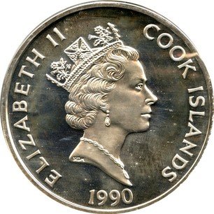 Cook Islands Silver 50 Dollars Dependency of New Zealand/Decimal ...