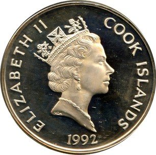 Cook Islands Silver 50 Dollars Dependency of New Zealand/Decimal ...