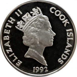Cook Islands Silver 50 Dollars Dependency of New Zealand/Decimal ...