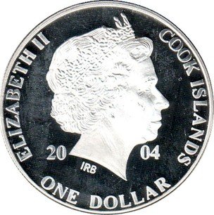 Cook Islands Copper-Nickel Dollar "History of Asia. Mahatma Gandhi ...