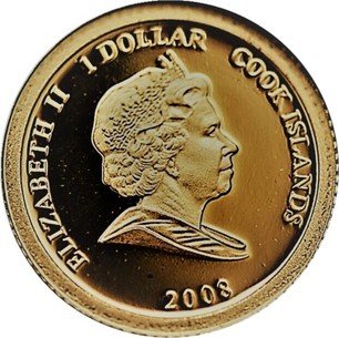 Cook Islands Gold Dollar "William I" 2008 KM# 1633 | coinscatalog.NET