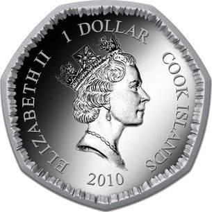 Cook Islands 1 Oz Silver Dollar "Niko" 2010 KM# 739 | coinscatalog.NET