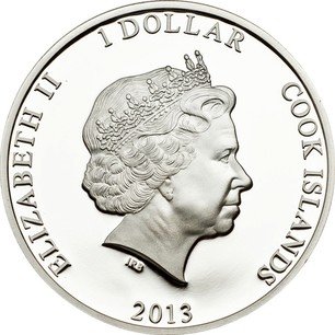 Cook Islands Silver 1 Dollar "Myspulin" 2013 KM# 1596 | coinscatalog.NET