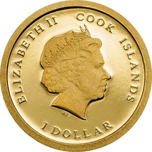 Cook Islands Gold Dollar Dependency of New Zealand/Decimal Coinage 2014 ...