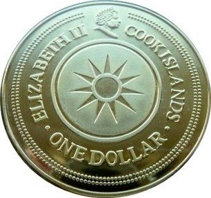 Cook Islands Gold plated Silver Dollar "Taurus" 2003 KM# 427a ...