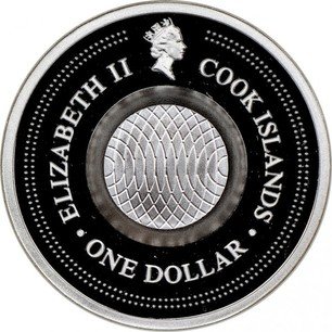 Cook Islands Silver Dollar "Signs of the Zodiac Series. Aquarius" 2003 ...