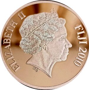 Fijian Silver 1 Dollar "Santa Maria. Christopher Columbus" 2010 ...