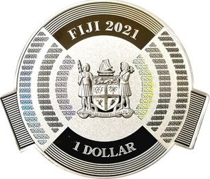 Fijian Silver 1 Dollar "Say No to Cyberbullying" 2021 | coinscatalog.NET
