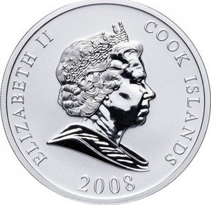 Cook Islands 1 Oz Silver 10 Dollars "Nathan M. Rothschild" 2008 KM# 633 ...