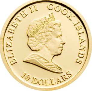 Cook Islands Gold 10 Dollars "National Historical and Architectural ...