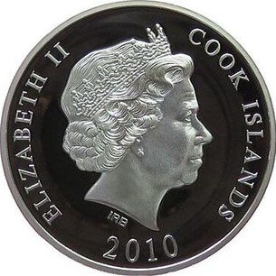 Cook Islands Silver 10 Dollars Dependency of New Zealand/Decimal ...