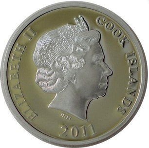 Cook Islands 1 Oz Silver 10 Dollars "Space Needle" 2011 KM# 1555 ...