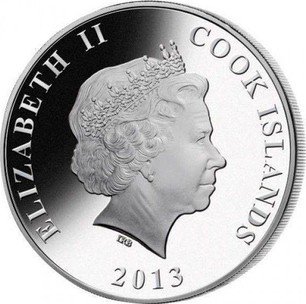 Cook Islands Silver 10 Dollars "Fuleco. 2014 FIFA World Cup Brazil ...