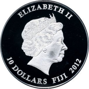 Fijian Silver 10 Dollars "50th Anniversary of the Birth of Viktor Tsoi ...