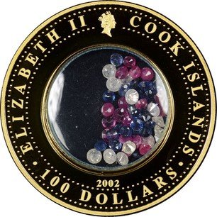 Cook Islands 3/4 Oz Gold 100 Dollars "Crown Jewels" 2002 KM# 397 ...