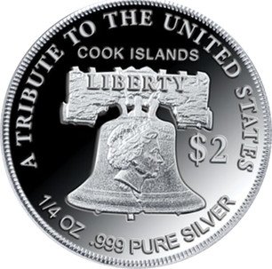 Cook Islands 1/4 Oz Silver 2 Dollars "Charles III Double Eagle" 2023 ...