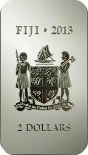 Fijian Silver 2 Dollars "Icon of the Mother of God" 2013 | coinscatalog.NET