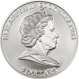 Cook Islands Silver 5 Dollars "Sophia Loren" 2011 KM# 1262 ...