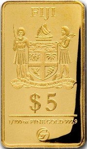 Fijian 1/100 Oz Gold 5 Dollars "Big Ben" 2021 | coinscatalog.NET